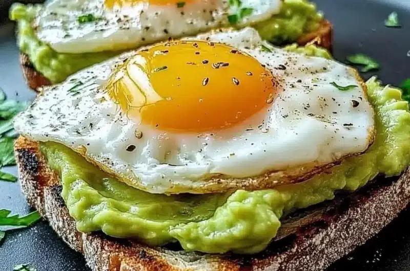 Leckeres Avocado Toast mit perfekt pochierten Eiern: Ein Unglaubliches ...